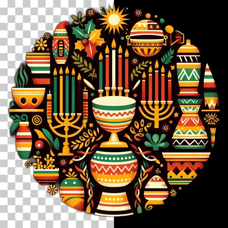 Kwanzaa PNG, African Kwanzaa Digital Download, Holiday Clipart ...