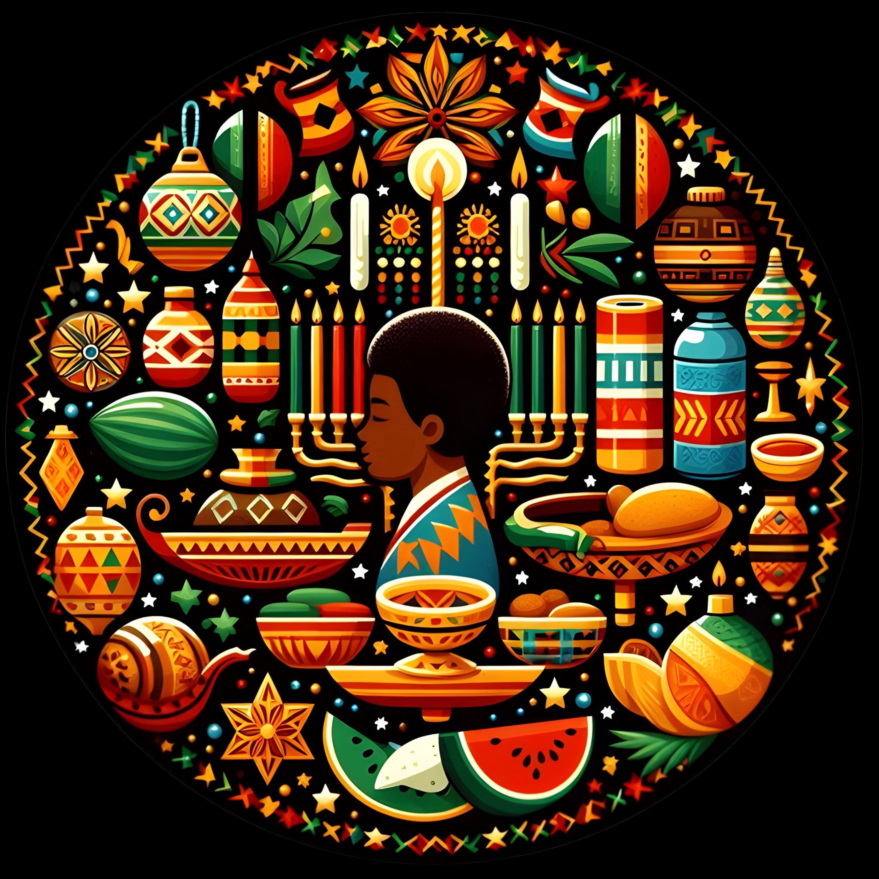 Kwanzaa PNG, African Kwanzaa Digital Download, Holiday Clipart ...