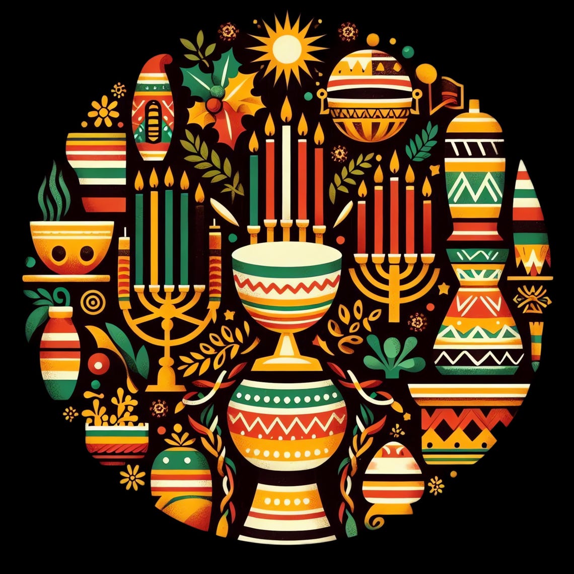 Kwanzaa PNG, African Kwanzaa Digital Download, Holiday Clipart ...