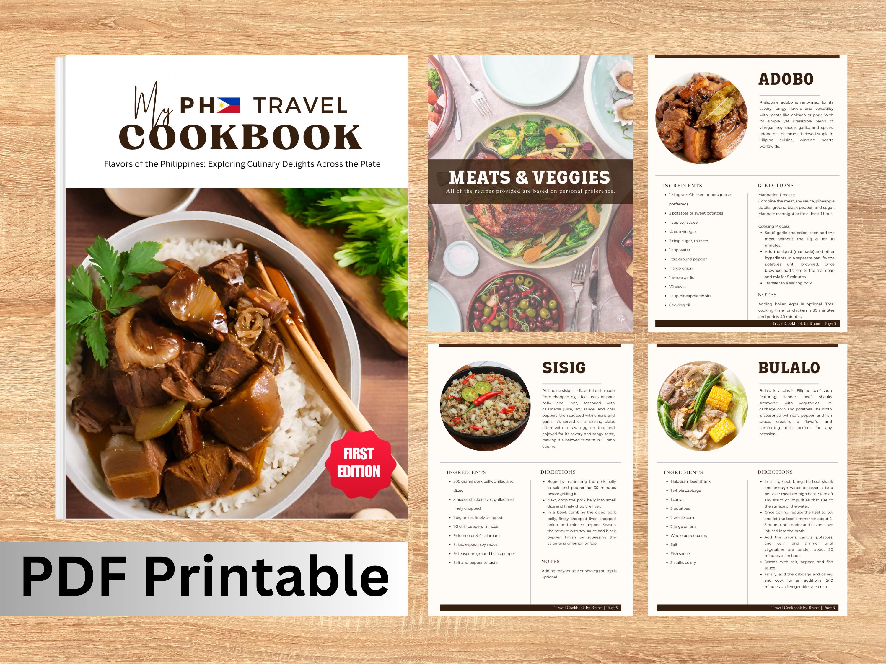 Authentic Philippine Cuisine With My PH Travel Cookbook Featuring ...