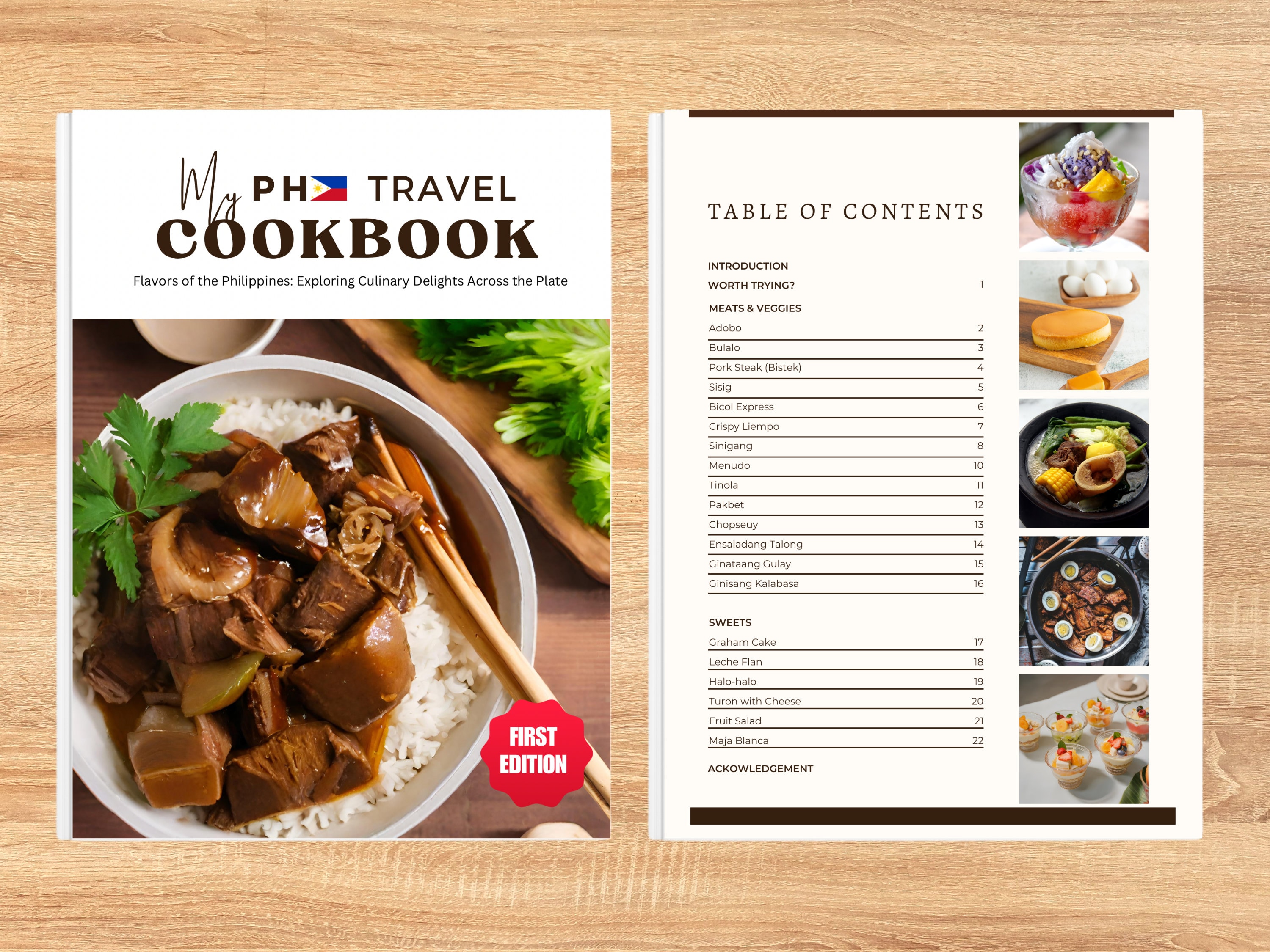Authentic Philippine Cuisine With My PH Travel Cookbook Featuring ...