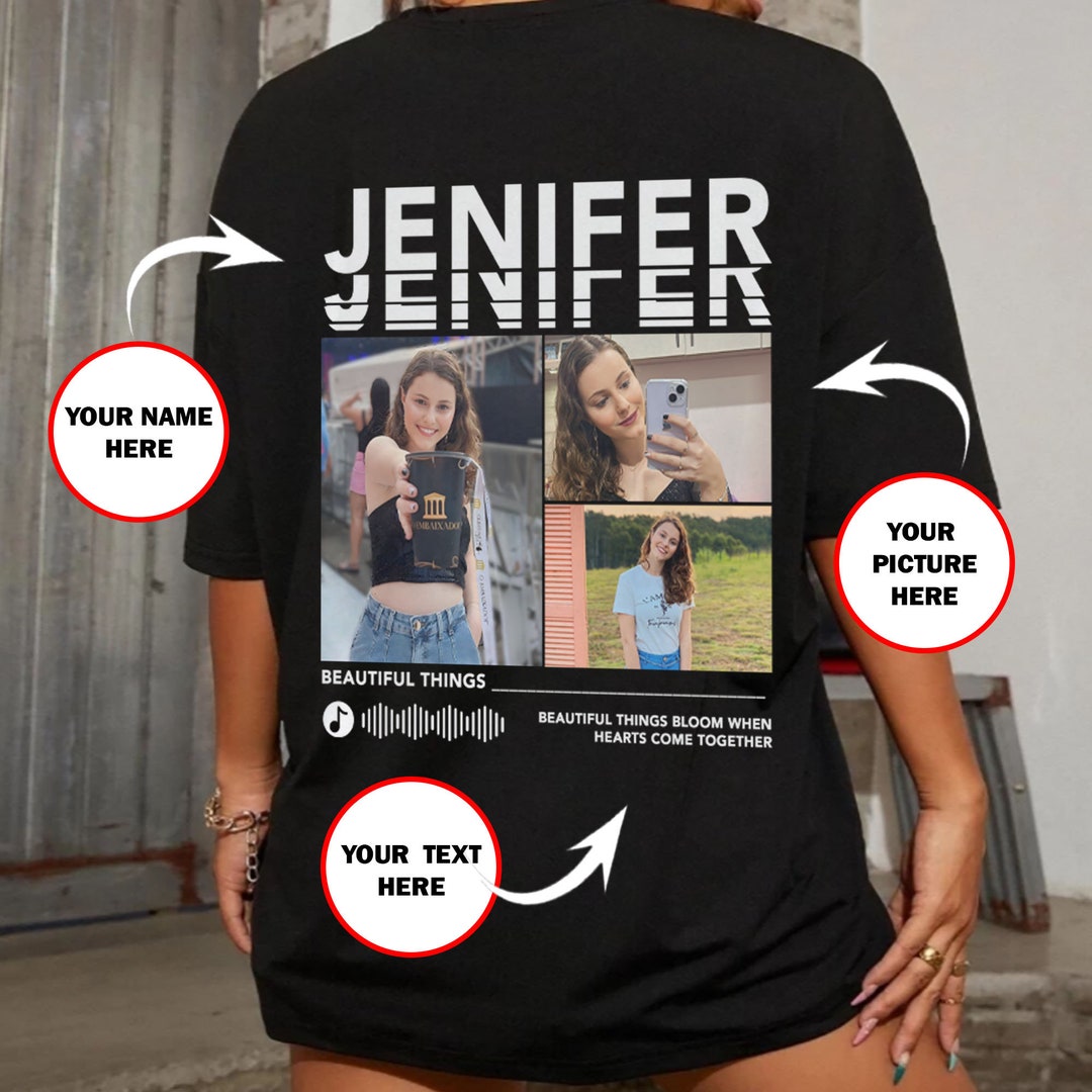 Custom Your Own Photo Tee Shirt, Customize Girlfriend Tshirt With Photo ...