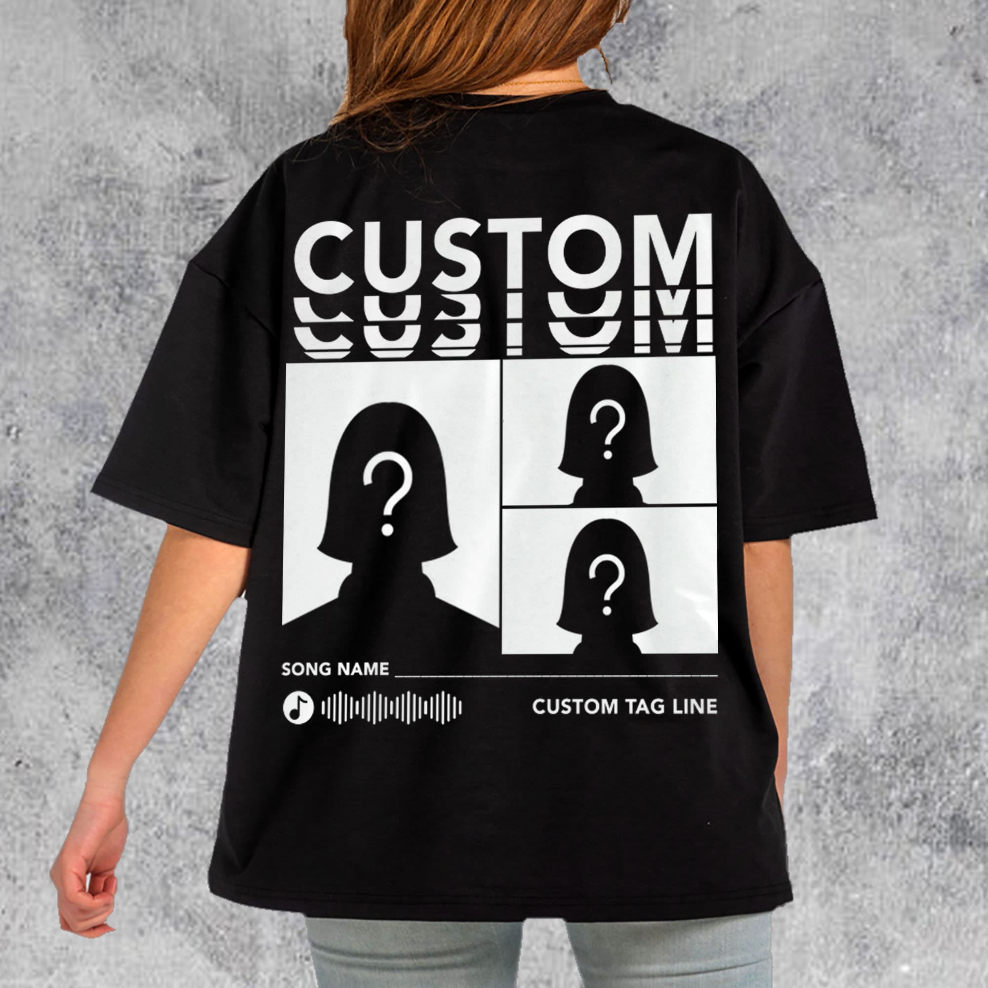 Custom Your Own Photo Tee Shirt, Customize Girlfriend Tshirt With Photo ...