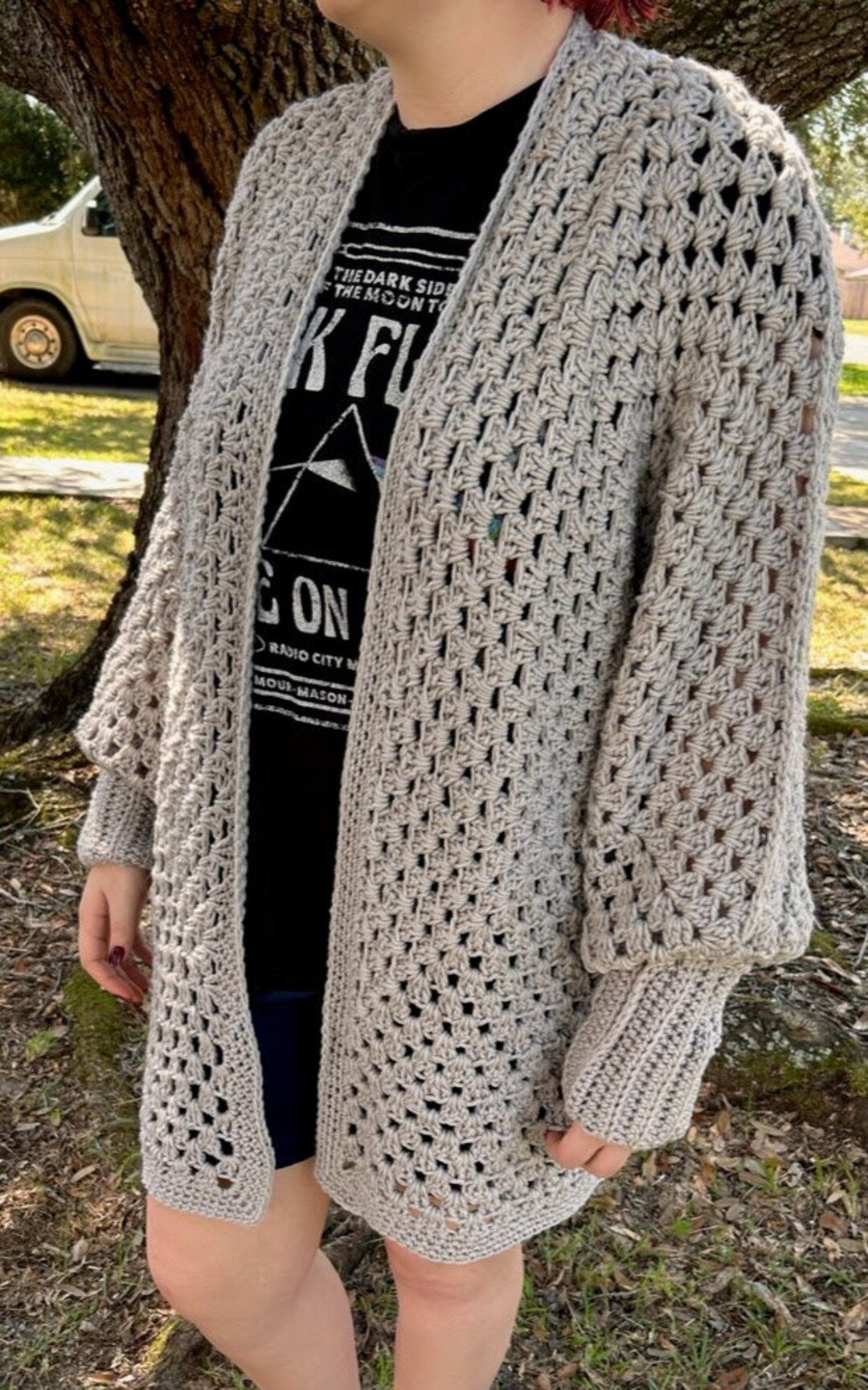 Hexagon Cardigan, Handmade Sweater, Oversized Cozy Comfy Sweater - Etsy