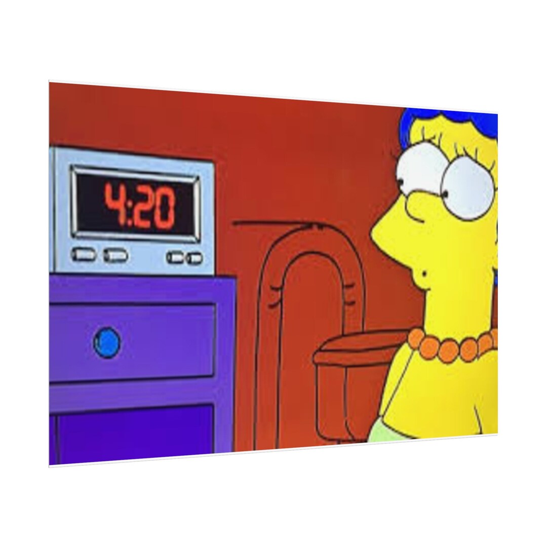 Rare Simpsons Poster 420 - Etsy