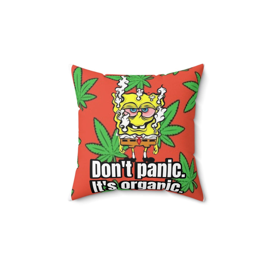 Chill 420 Spongebob Pillow - Etsy