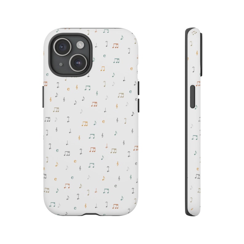 Colorful Music Notes Symphony Design Tough Case for Apple Iphone ...