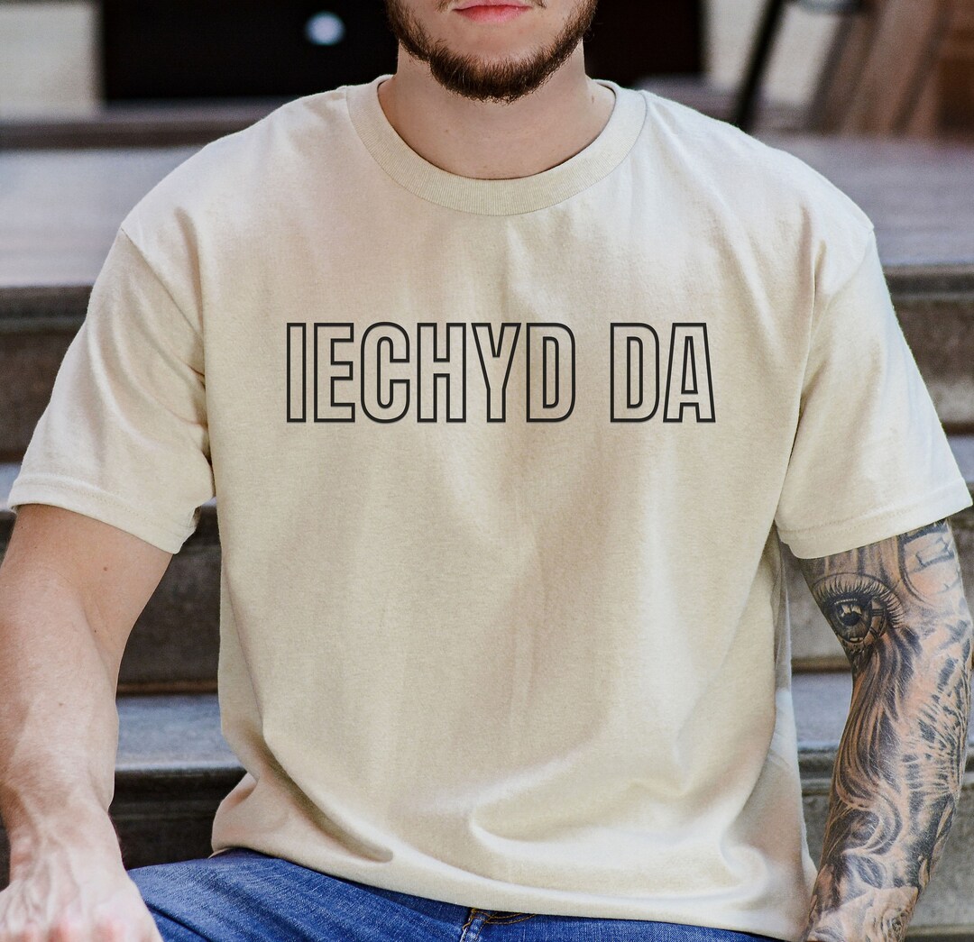 Welsh T-shirt Welsh Phase T-shirt Iechyd Da Meaning Good Health in ...