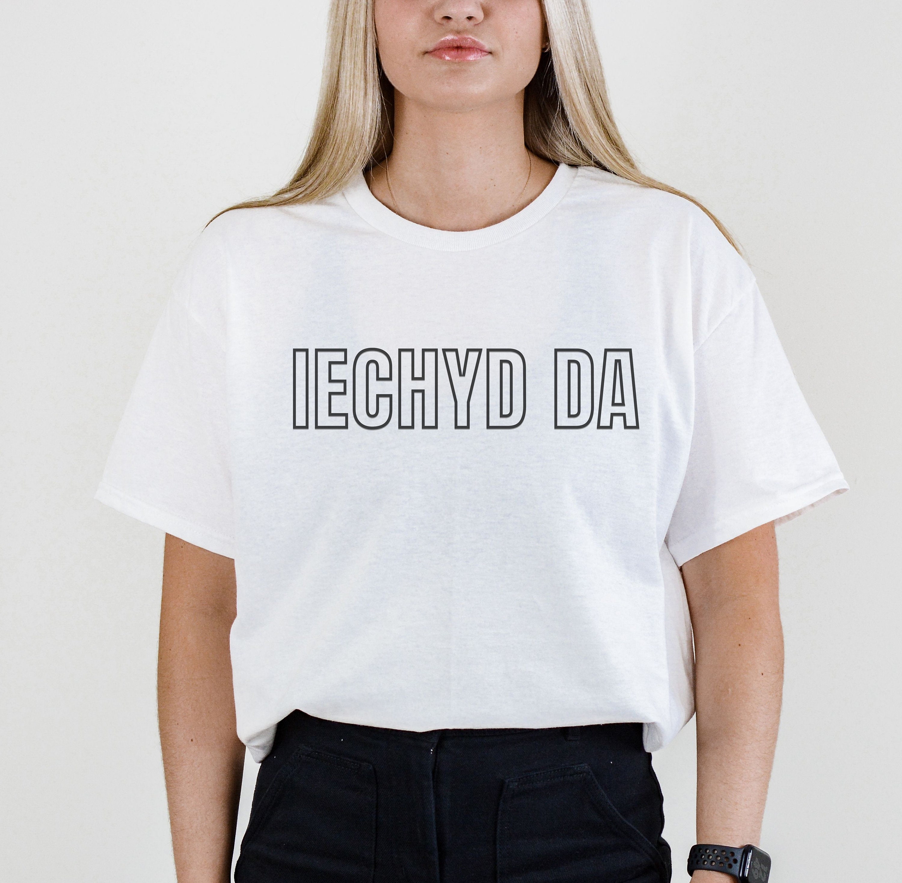 Welsh T-shirt Welsh Phase T-shirt Iechyd Da Meaning Good Health in ...