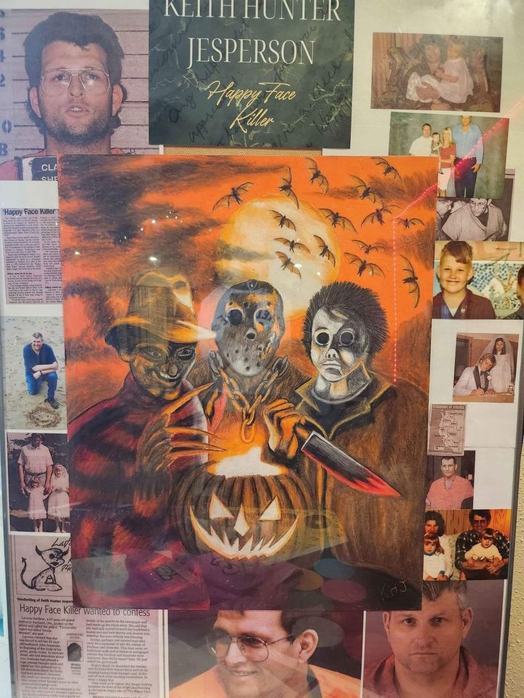 RARE True Crime Memorabilia - Keith Hunter Jesperson Painting - Etsy