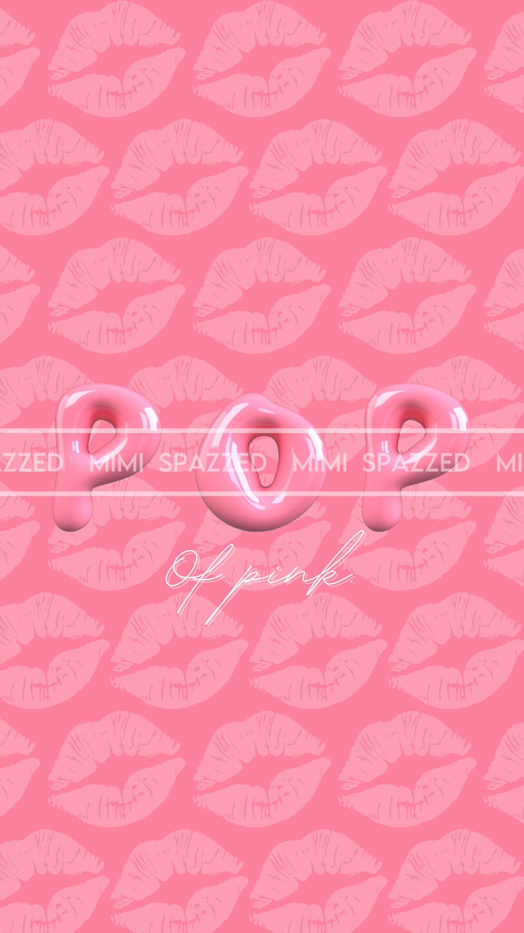 Pink Phone Wallpaper, Wallpapers for the Baddies. "pop of Pink" - Etsy