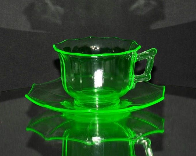 Rare 1930's Vintage Ten Sided Decagon Cup and Saucer - Etsy