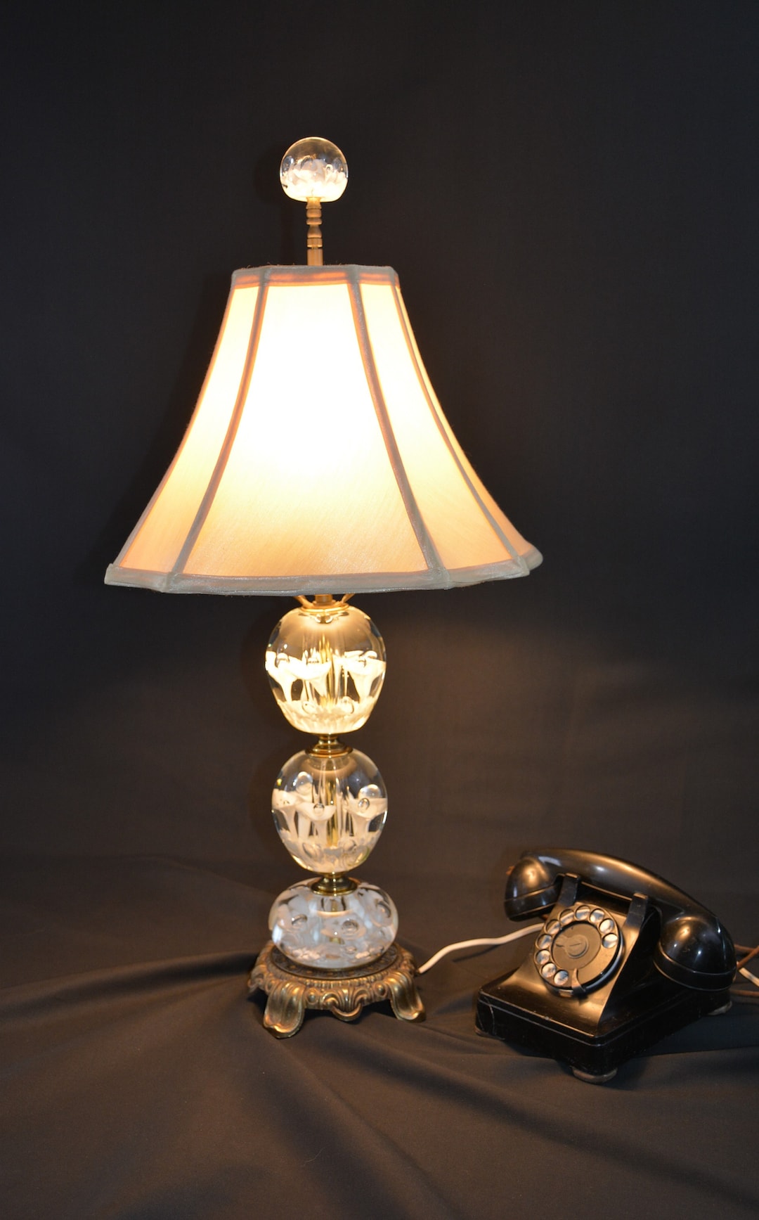 RARE VINTAGE 1982 St CLAIR Paperweight Lamp Mint Condition - Etsy