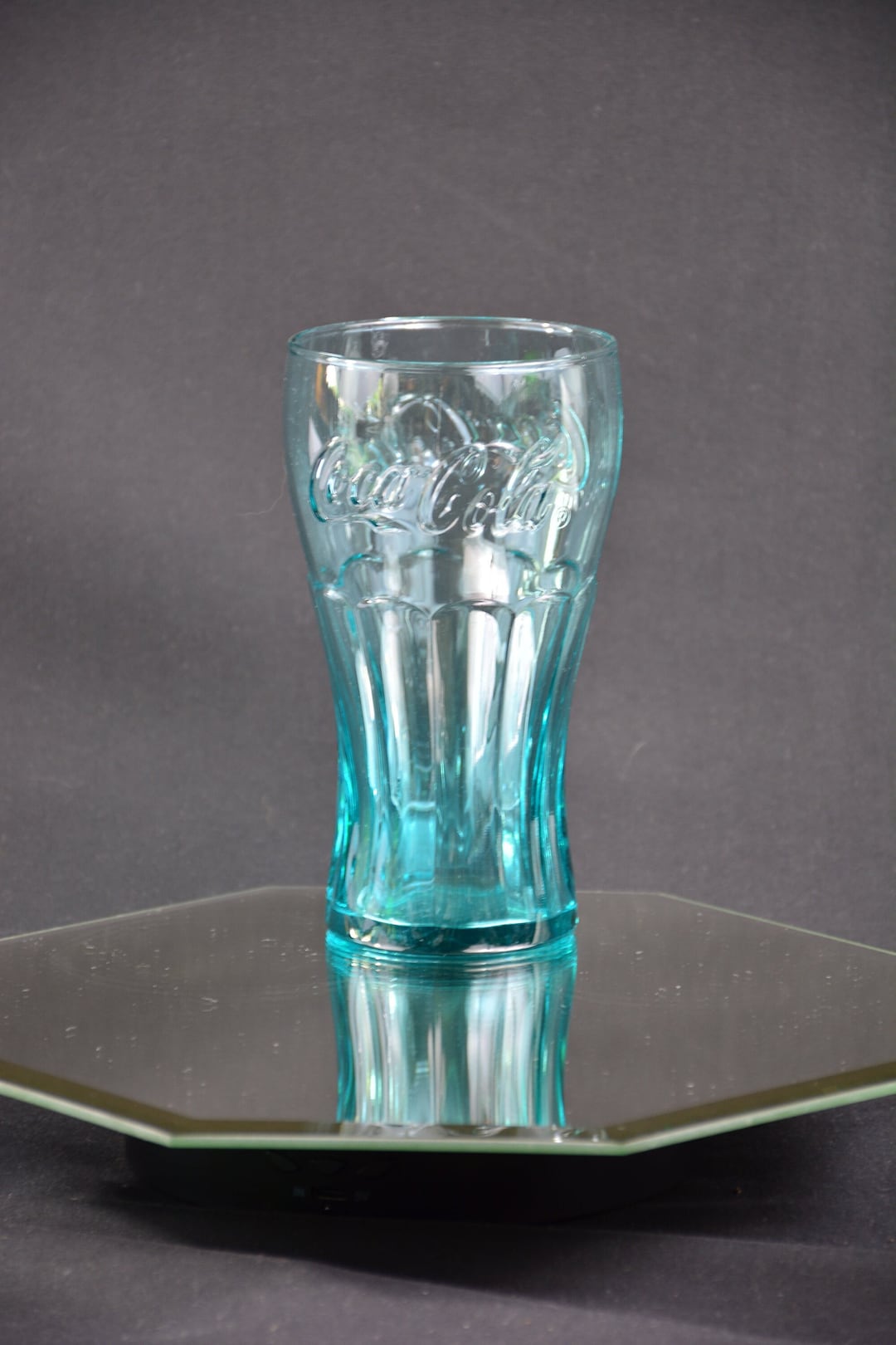 Rare Vintage Teal Blue Coca-cola Glasses - Etsy