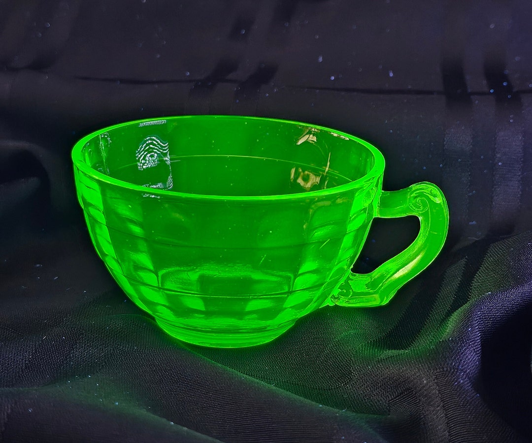 Rare Antique Uranium Block Optic Tea or Coffee Cup. - Etsy