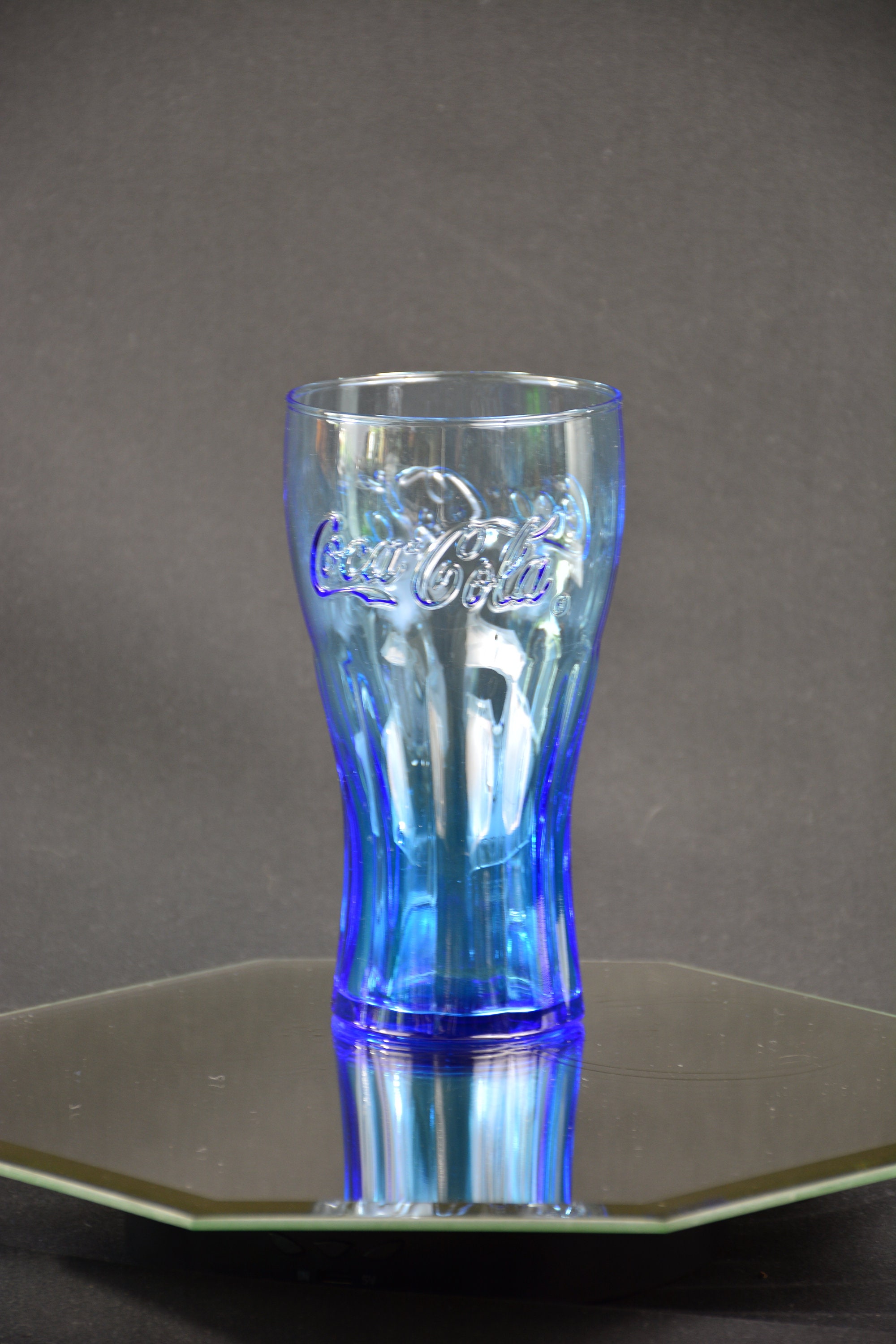 Vintage Cobalt Blue Coca-cola Glasses - Etsy
