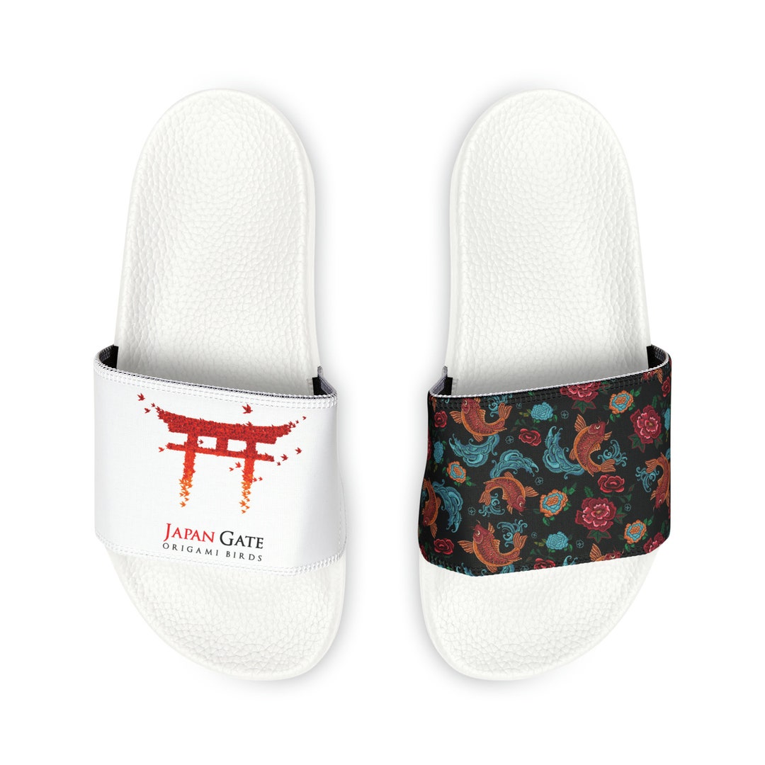 Japan Gate PREMIUM Men's PU Slide Sandals Gift - Etsy