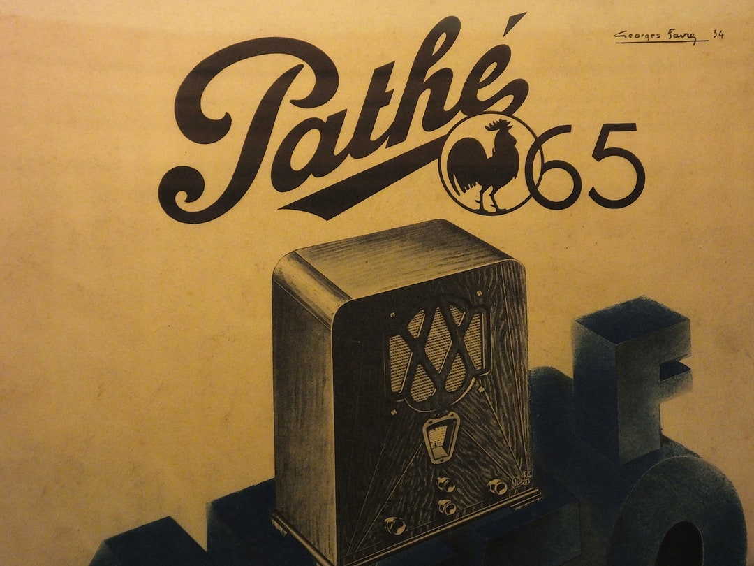 Original Advertising Poster for the PATHÉ Brand - Etsy