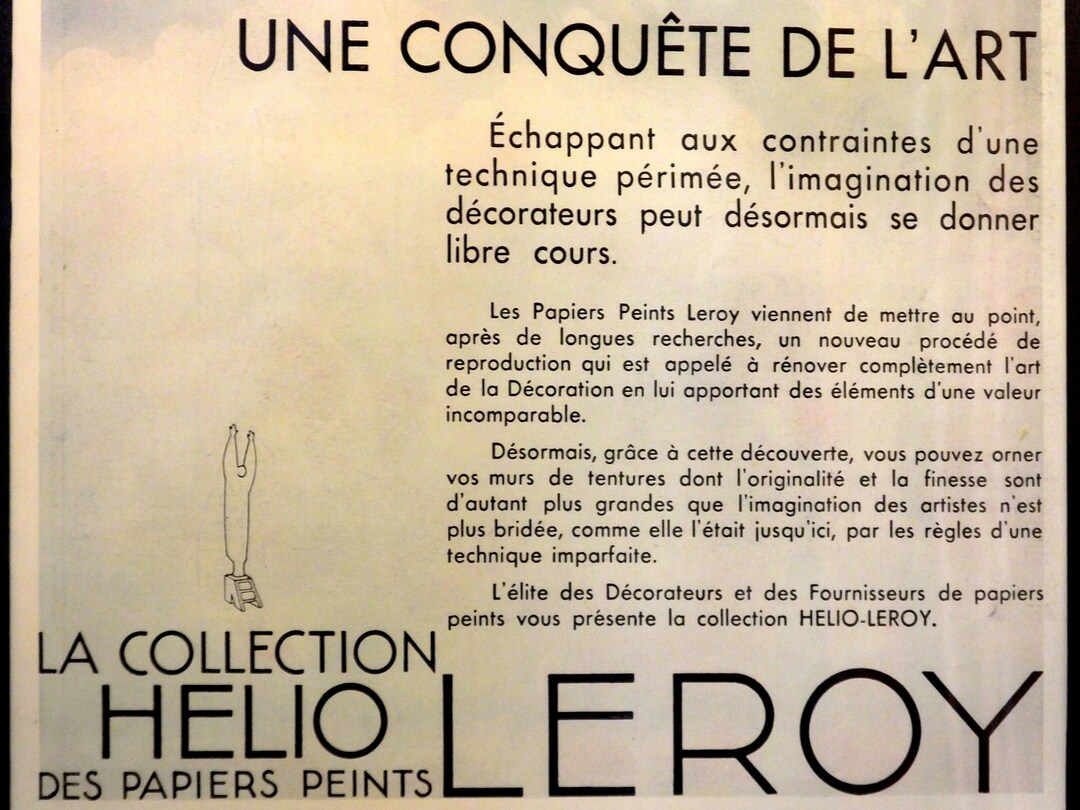Original Advertising Poster for the LEROY Brand - Etsy