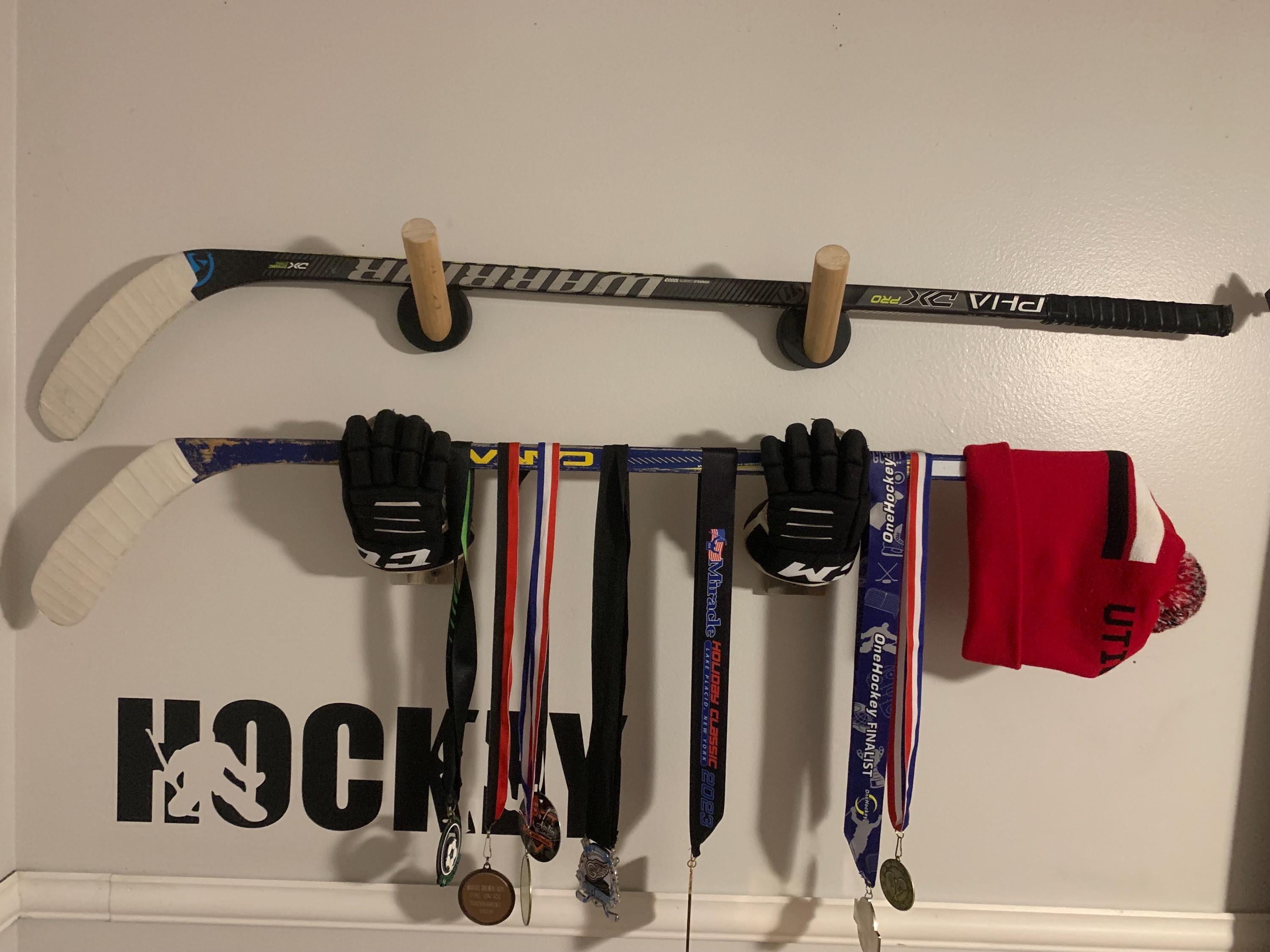 Hockey Stick Display Wall Mounts - Etsy