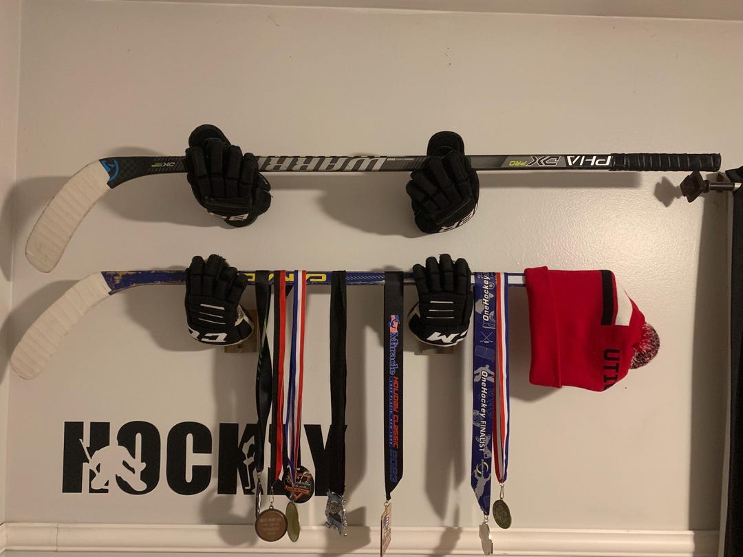 Hockey Stick Display Wall Mounts - Etsy