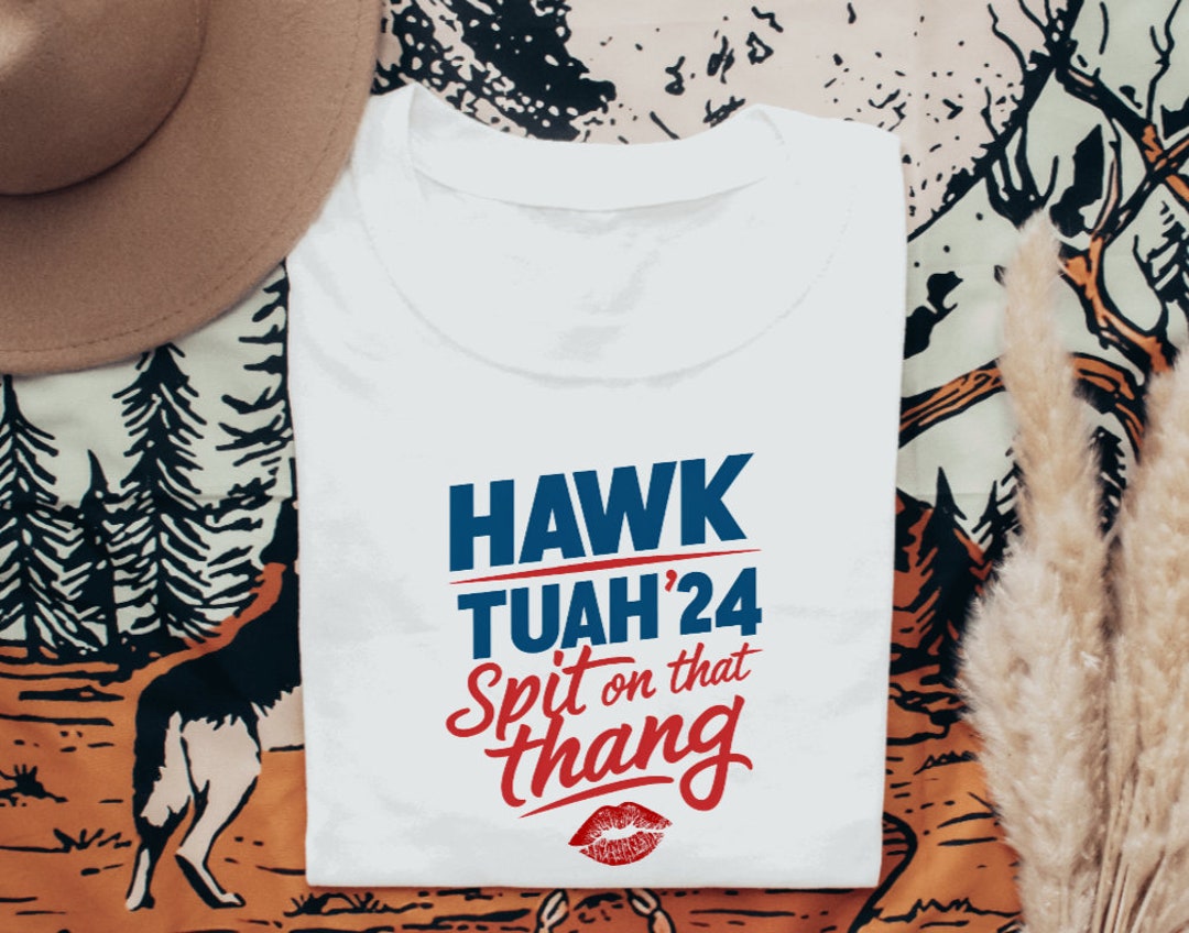 Hawk Tuah Girl Tshirt, Tiktok Viral Tshirt, Hawk Tuah Tshirt, USA Haw ...