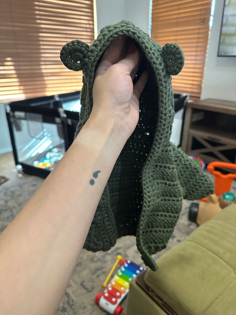 Crochet Child Teddy Bear Hoodie - Etsy