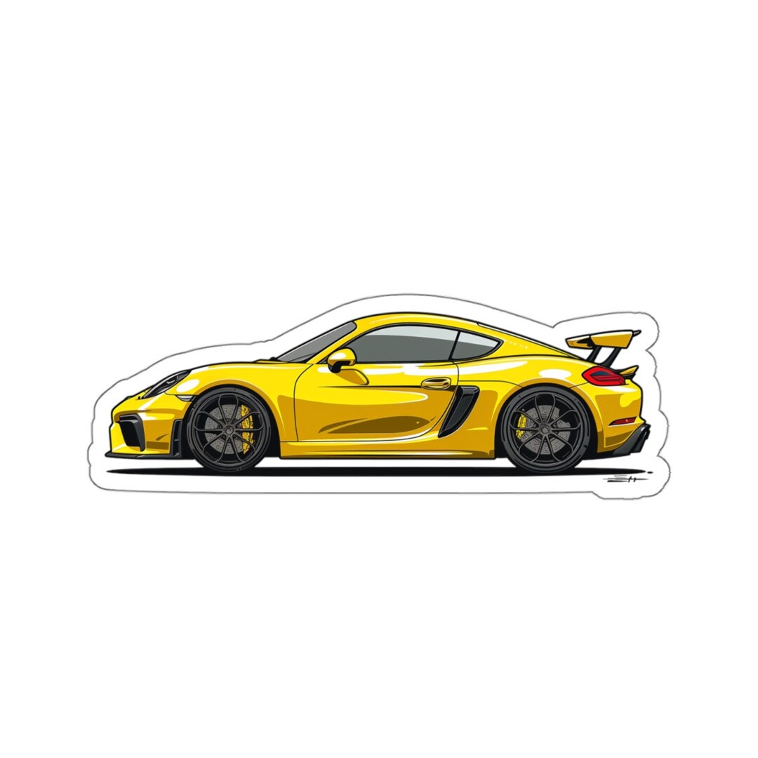Porsche Cayman Inspired Custom Stickers - Etsy