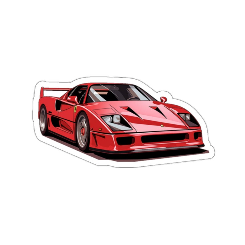 Ferrari F40 Inspired Custom Stickers - Etsy