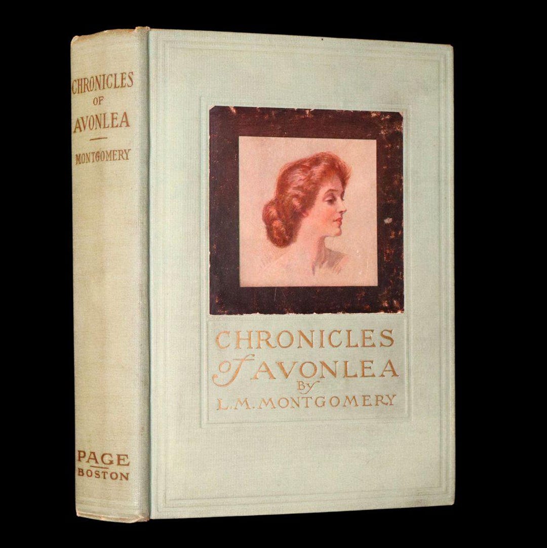 1912 First Edition - Chronicles of Avonlea by Lucy Maud Montgomery - Etsy