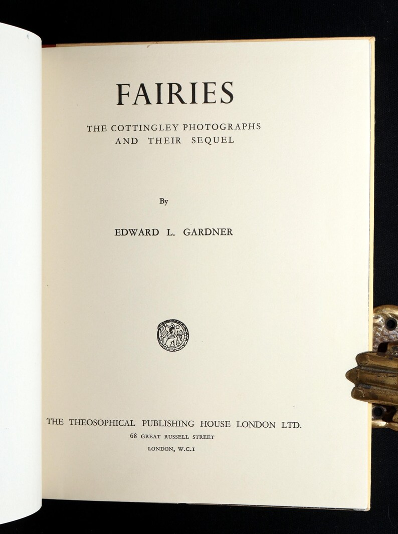1957 Rare Book - Fairies, the Cottingley Photographs by Edward L ...
