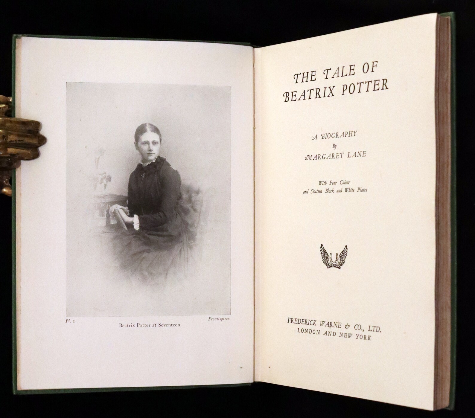 1946 Rare First Edition With Dust Jacket the Tale of Beatrix Potter, A ...