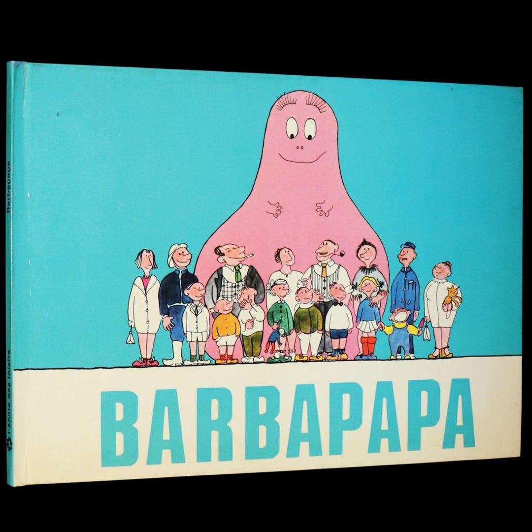 1970 Scarce French First Edition Barbapapa by Annette Tison and Talus ...