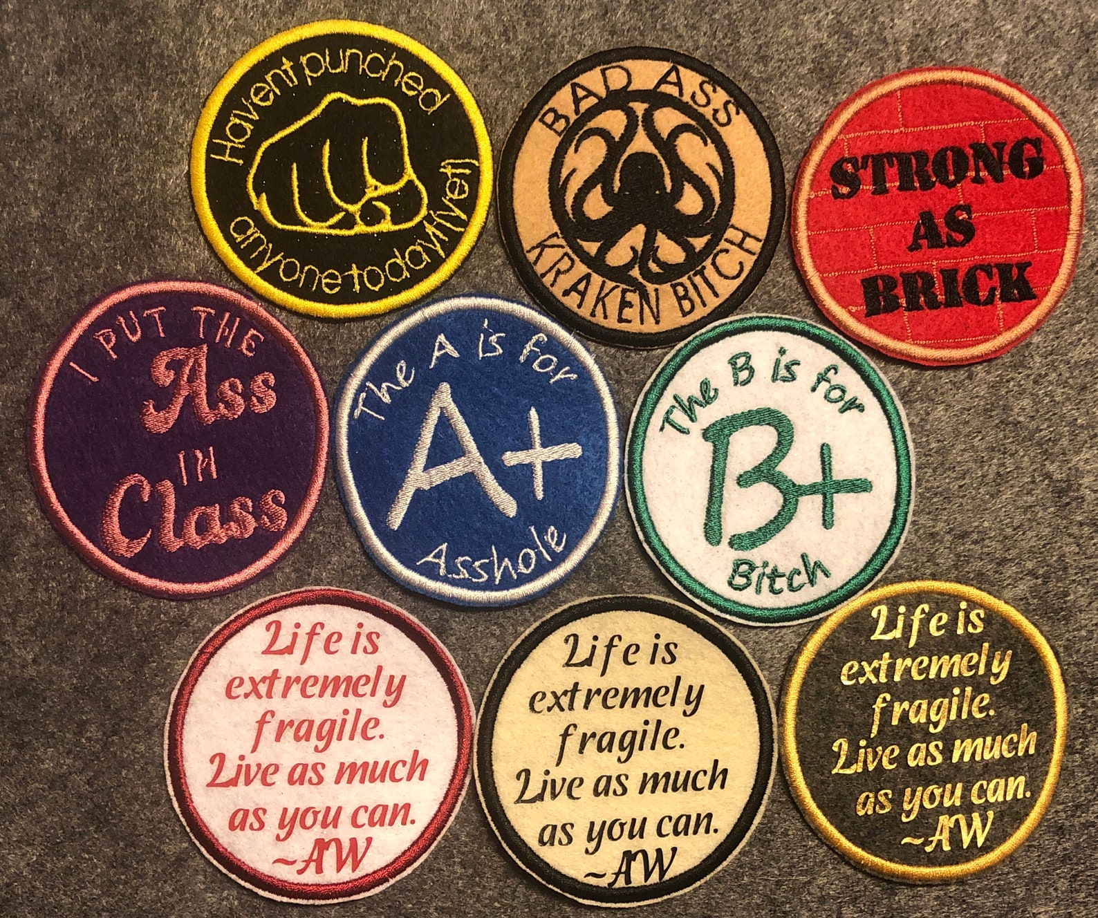 Unique Adult Merit Badges in Honor of Angela - Etsy