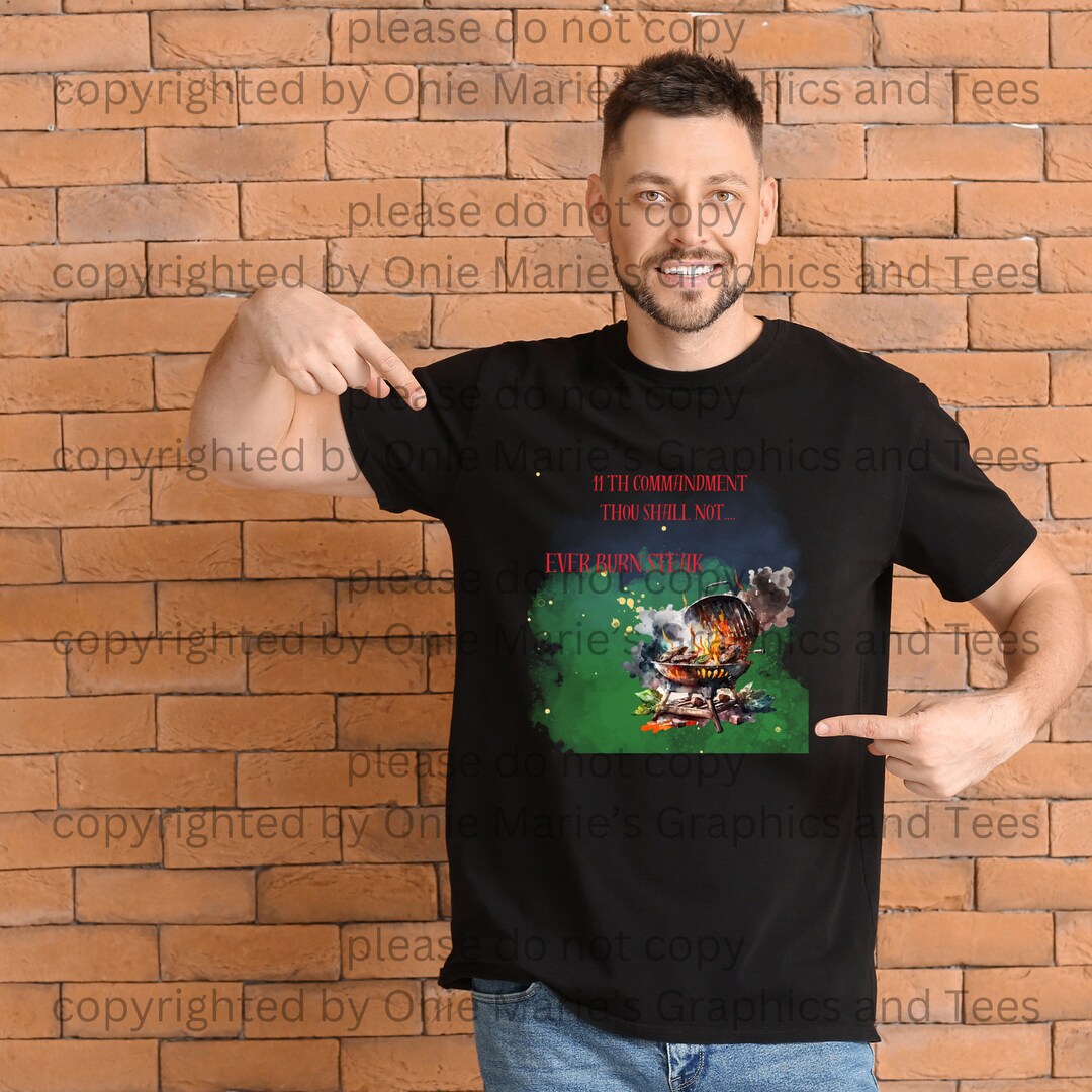 11th Commandment Unisext Shirts Designs Digital Print Digital Transfer ...