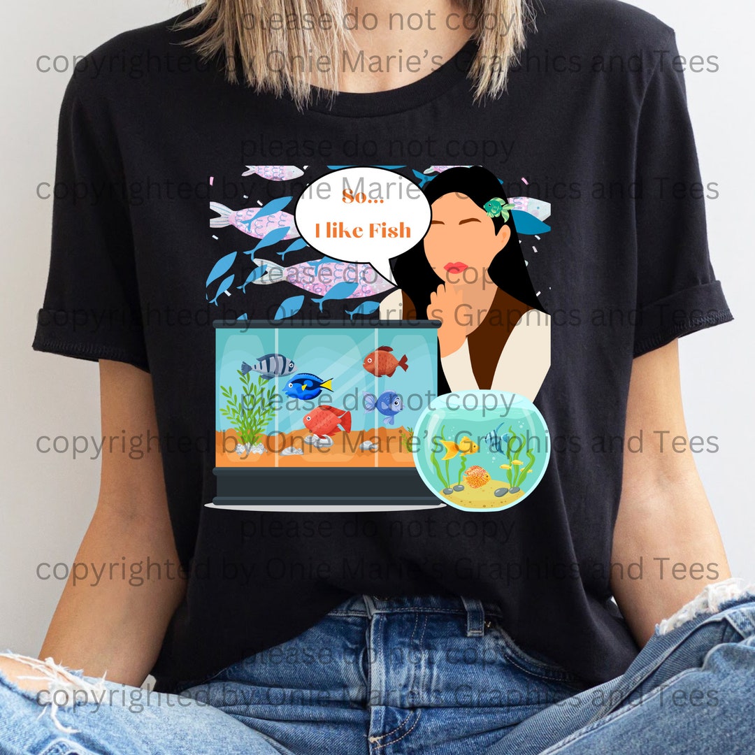 So..... I Like Fish Fish Bowl Fish Tank Fish Lover Hobby Aquarium T ...