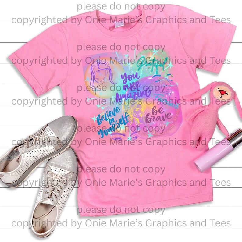 Believe in Yourself Pastel T Shirts Design Digital Print Digital ...