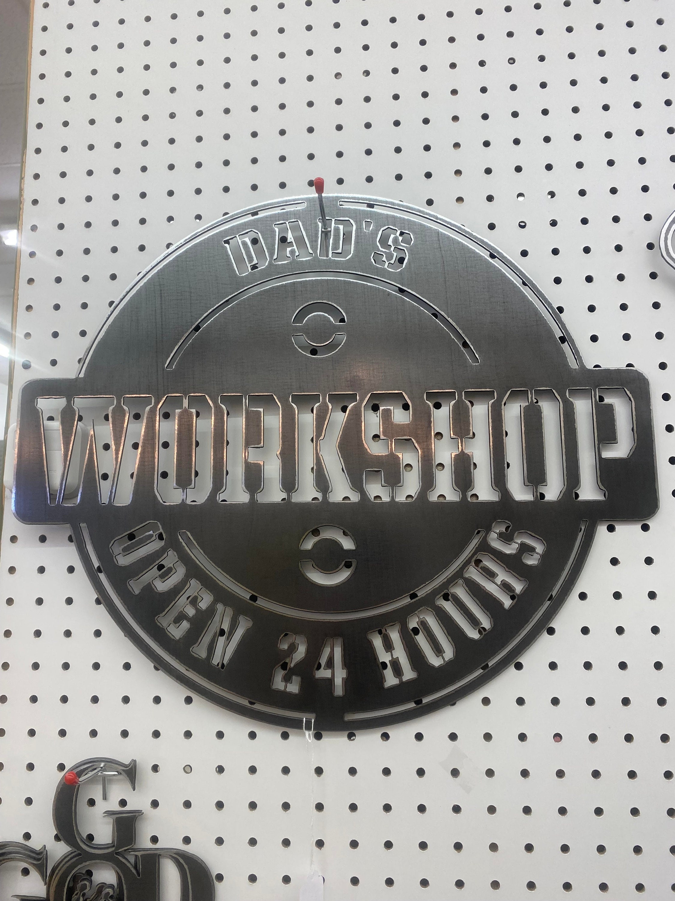 Dad's Workshop Sign - Etsy