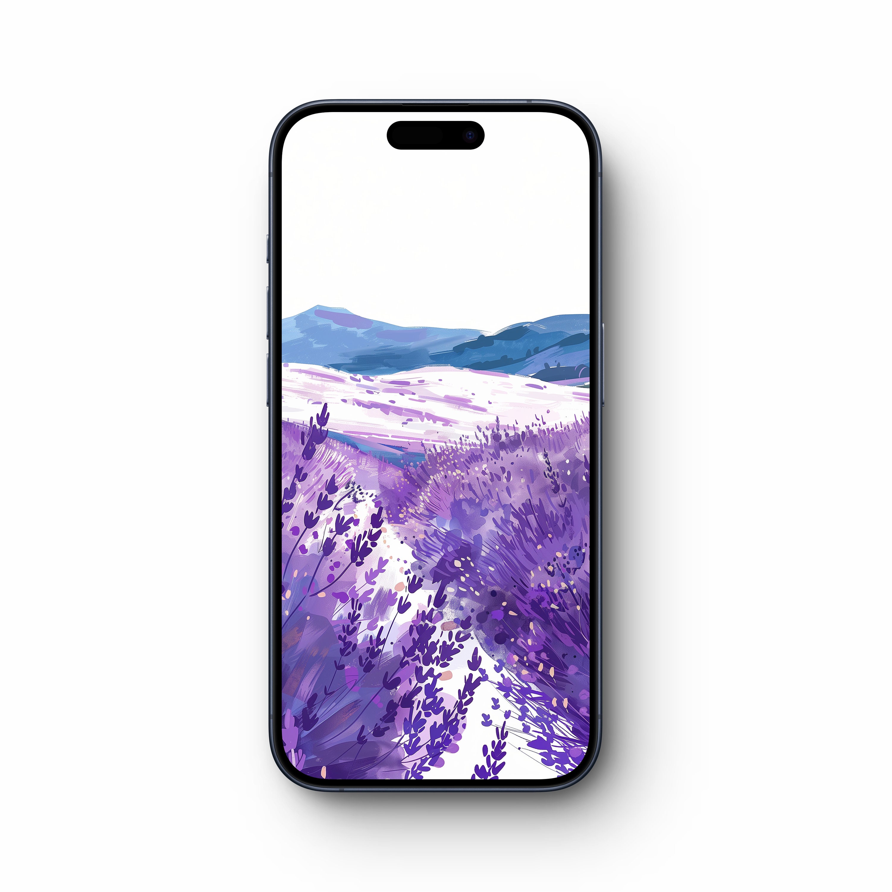 Provence Lavender Dreamscape Wallpaper - Dreamy Purple, Lavender Lover ...