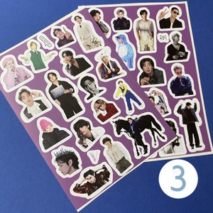BTS Stickers Set Kim Taehyung Namjoon BTS Merch Kpop Sticker BTS ...