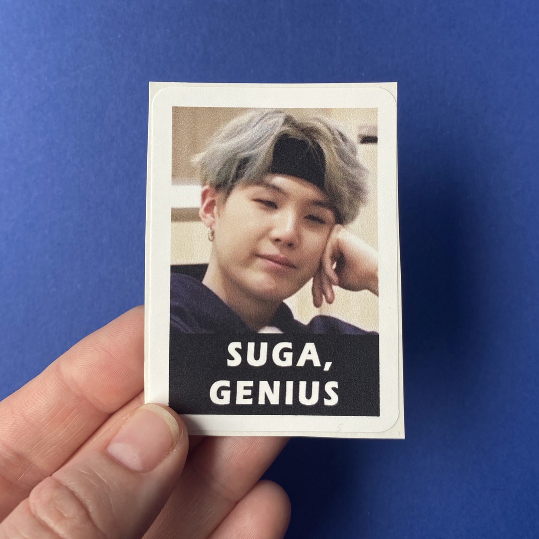 Suga BTS Stickers Agust D Kpop Sticker BTS Meme Stickers Yoongi Bts ...