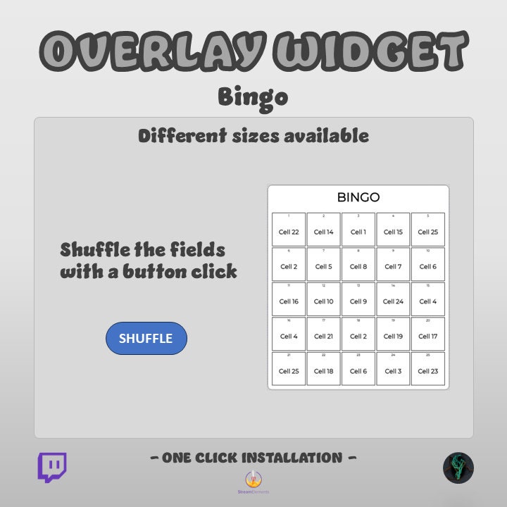 Twitch Chat Bingo Game - Etsy