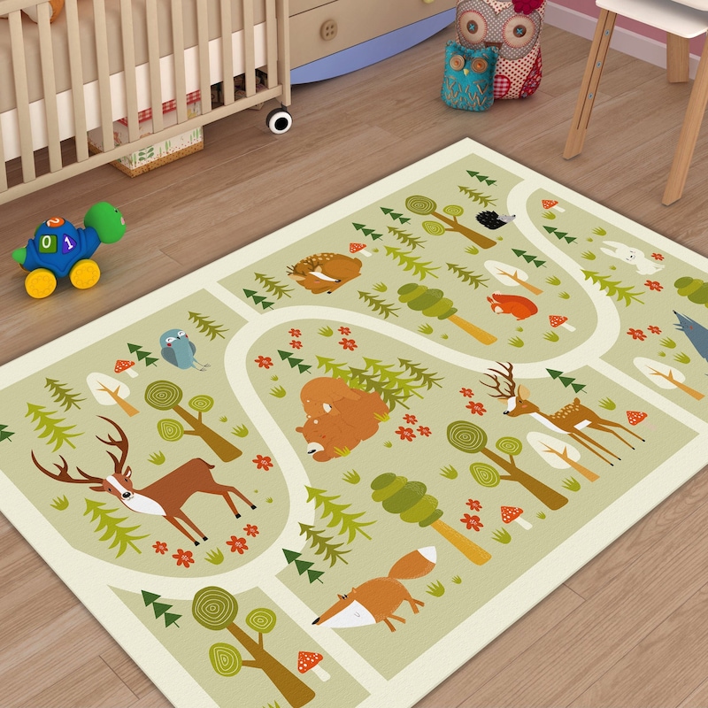Forest Play Mat - Etsy