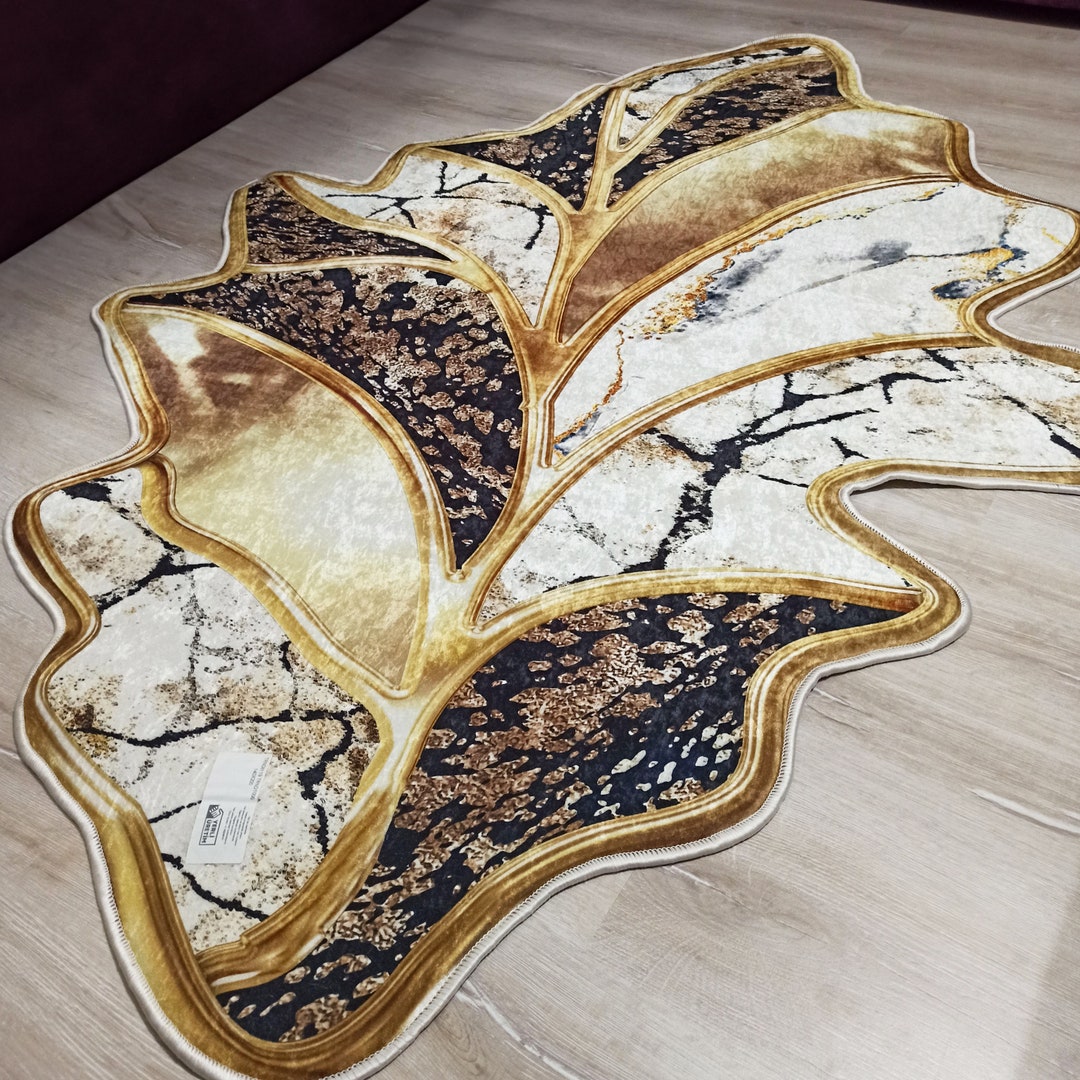 Gold Flower Carpet, Shiny Gold Carpet, Gold Decor Home Carpet, Gold ...
