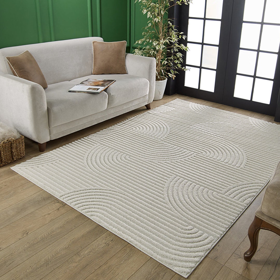Soft Boho Rugs, Cream Rug for Living Room, Cream Boho Rug, Nordic Area ...