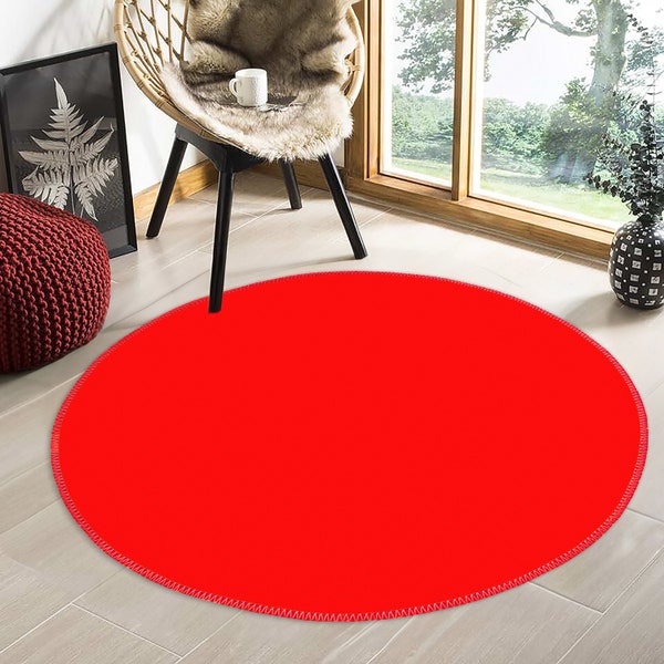Red Rug - Etsy