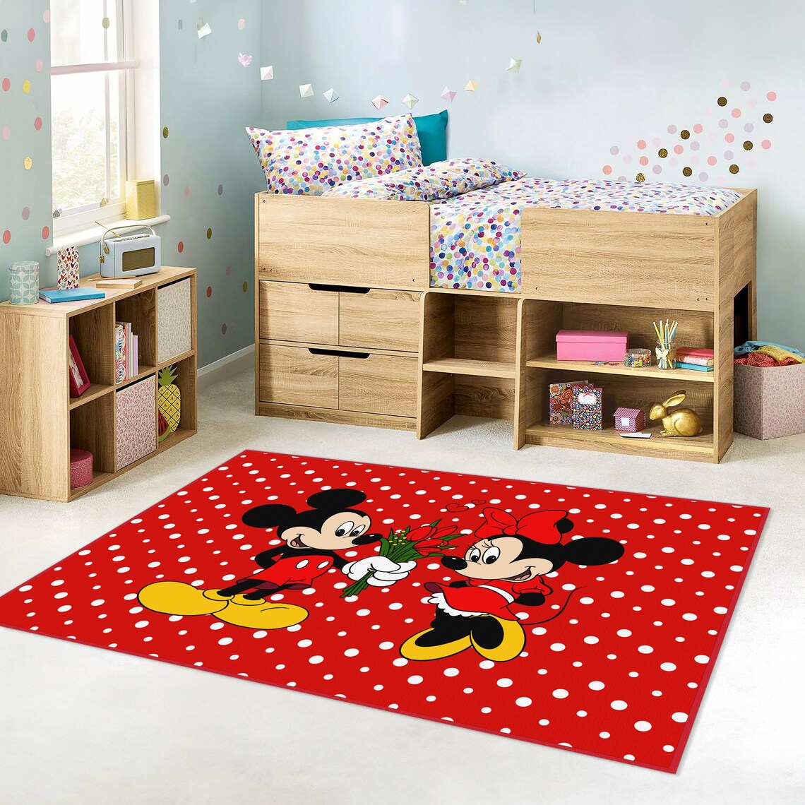 Mickey Mouse Rug, Birthday Gift, Personalized Gift Kids Rug, Mickey ...