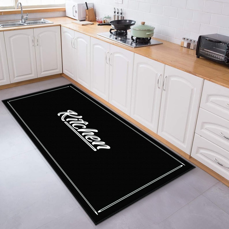 Kitchen Carpets, Non-slip Kitchen Mat, Washable Non-slip Kitchen Rug ...