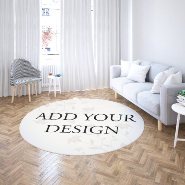 Custom Round Rug - Etsy