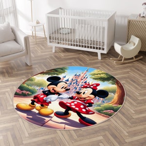 Mickey Mouse Rug,minnie Mouse Rug,fairytale Kids Rugs,sleeping Minnie ...